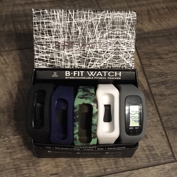 B-Fit | Accessories | Nwt Bfit Watch Interchangeable Fitness Tracker ...